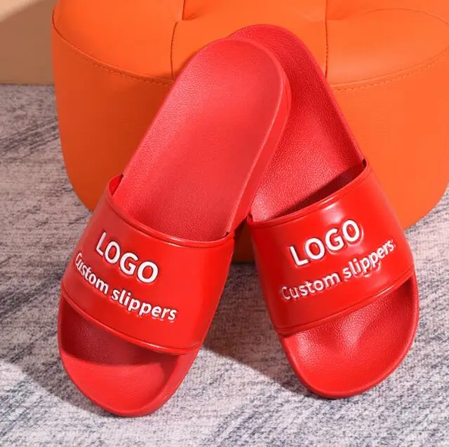 Pvc Custom Sandals Pink Slides Sandals Women,Designer Slides Oem Famous ...