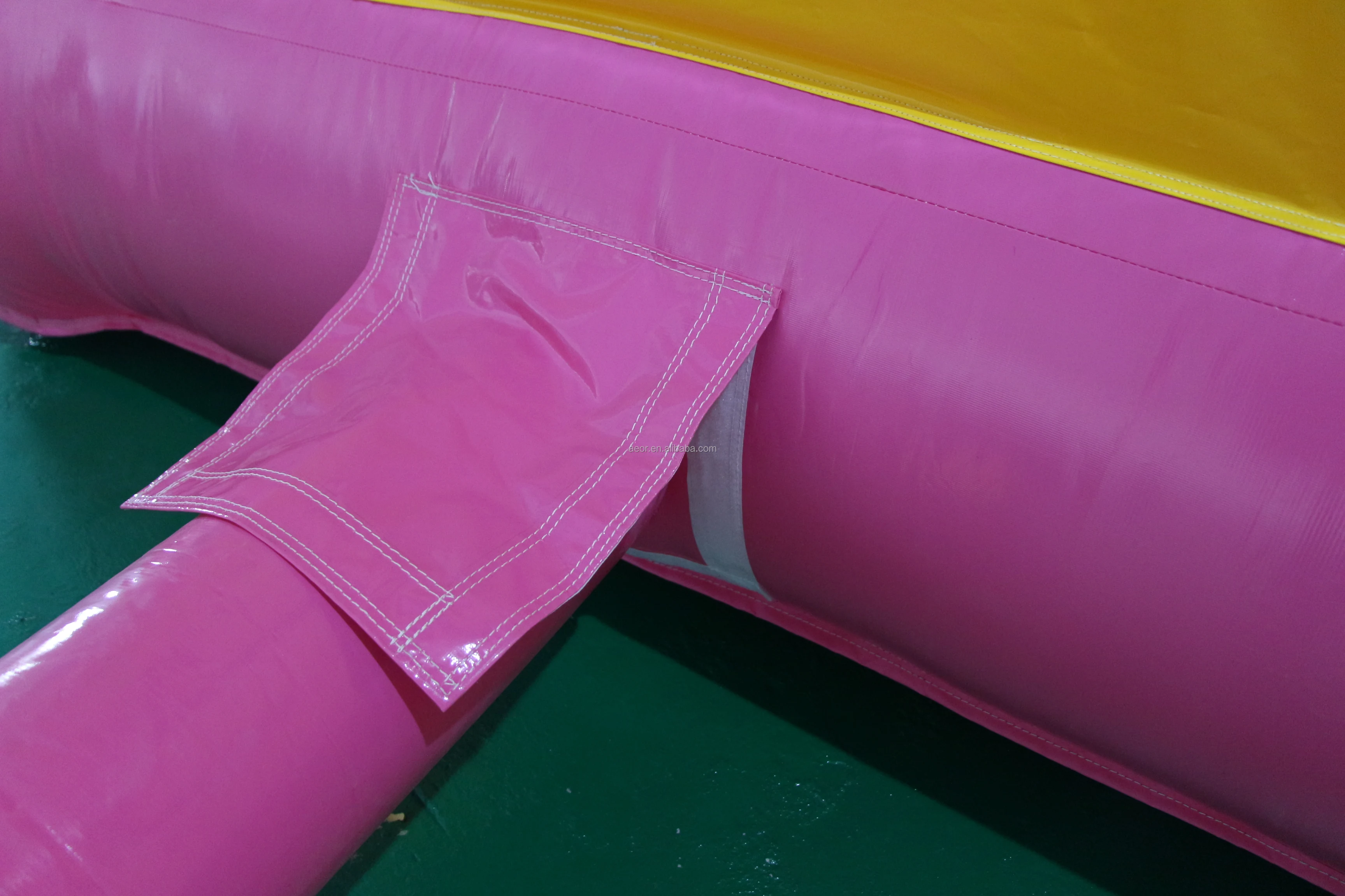 Inflatable Princess Carriage Commercial Grade PVC Pink Castle Princess ...