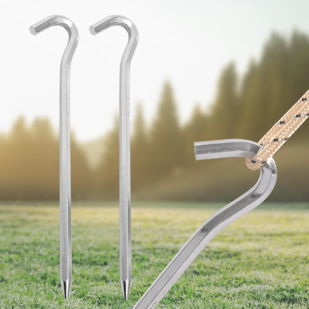 Solo Wild Ultralight Hook Outdoor Camping Fix Aluminum Nail Pegs Stake Accessory Bolt Tent For ...
