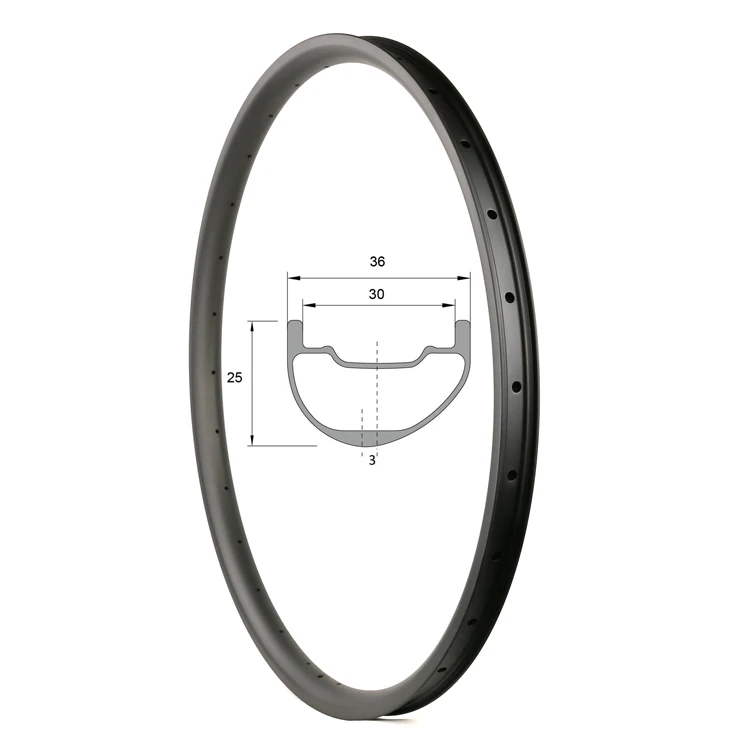 29er Carbon MTB Wheels - TANDELL MXA936XC Hookless Rims