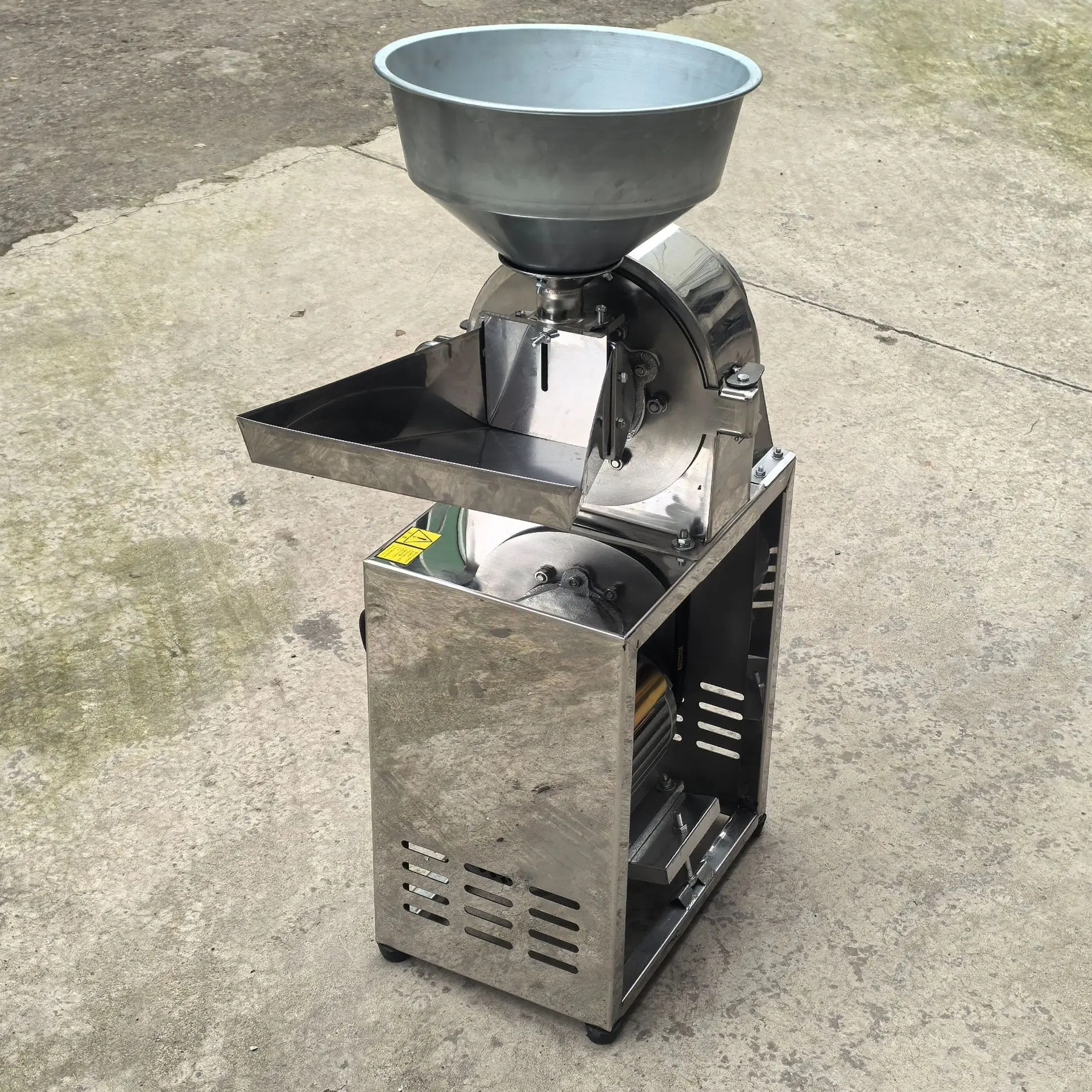 Industrial Stainless Steel Dry Food Pulverizer Home Use Grinding ...