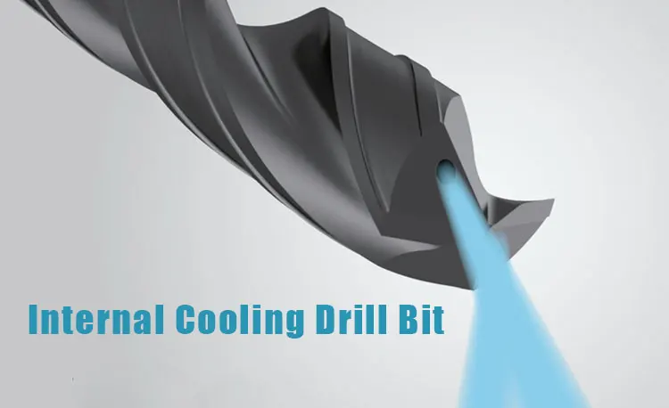 Carbide Long Through Internal Coolant Drill Bits Drilling Water For ...
