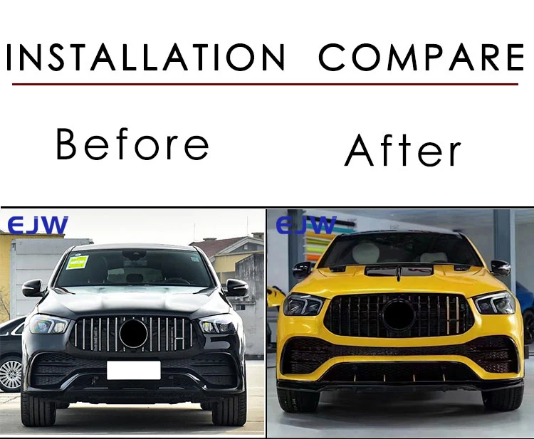 Ld Style Front Lip Rear Diffuser Car Spoilers Car Bumpers For Merceds ...