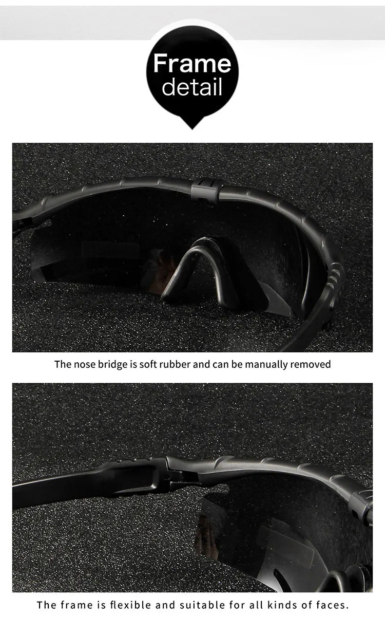 Hot Sale Glasses Tactical Goggles Eyewear Shooting Ballistic Sunglasses ...