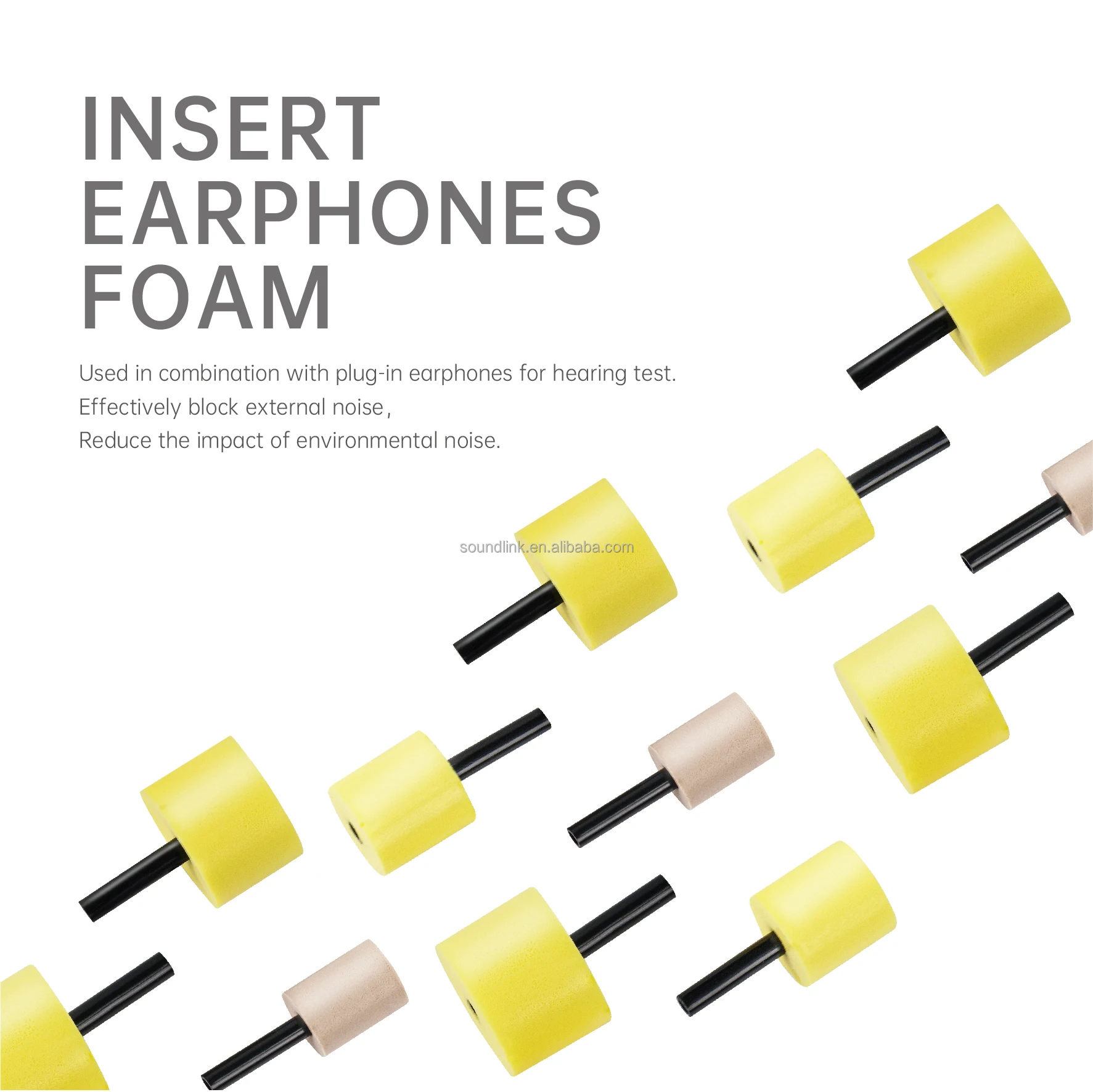 Disposable 3A Foam Tips for Insert Earphones - Soundlink