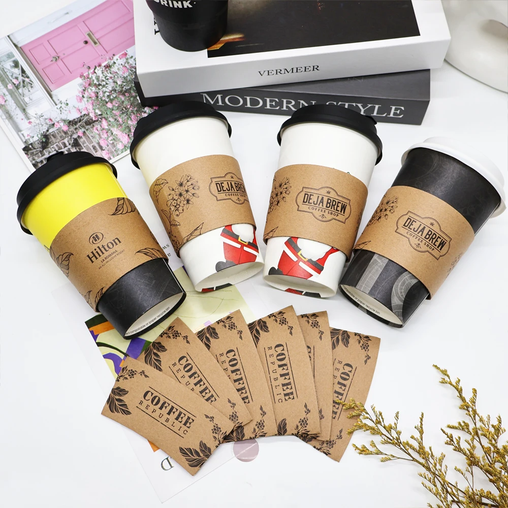 Hot Sale Reusable Coffee Cup Sleeves Custom Printed Coffee Reusable Cup ...