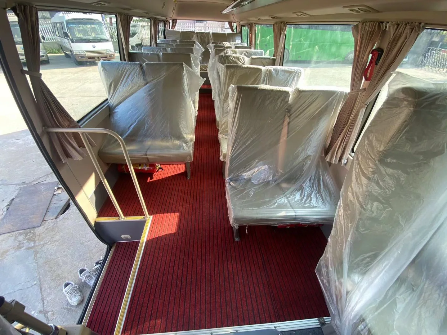 Left Hand Drive New Toyota Bus Coaster Bus 30 Passenger Bus For Sale ...