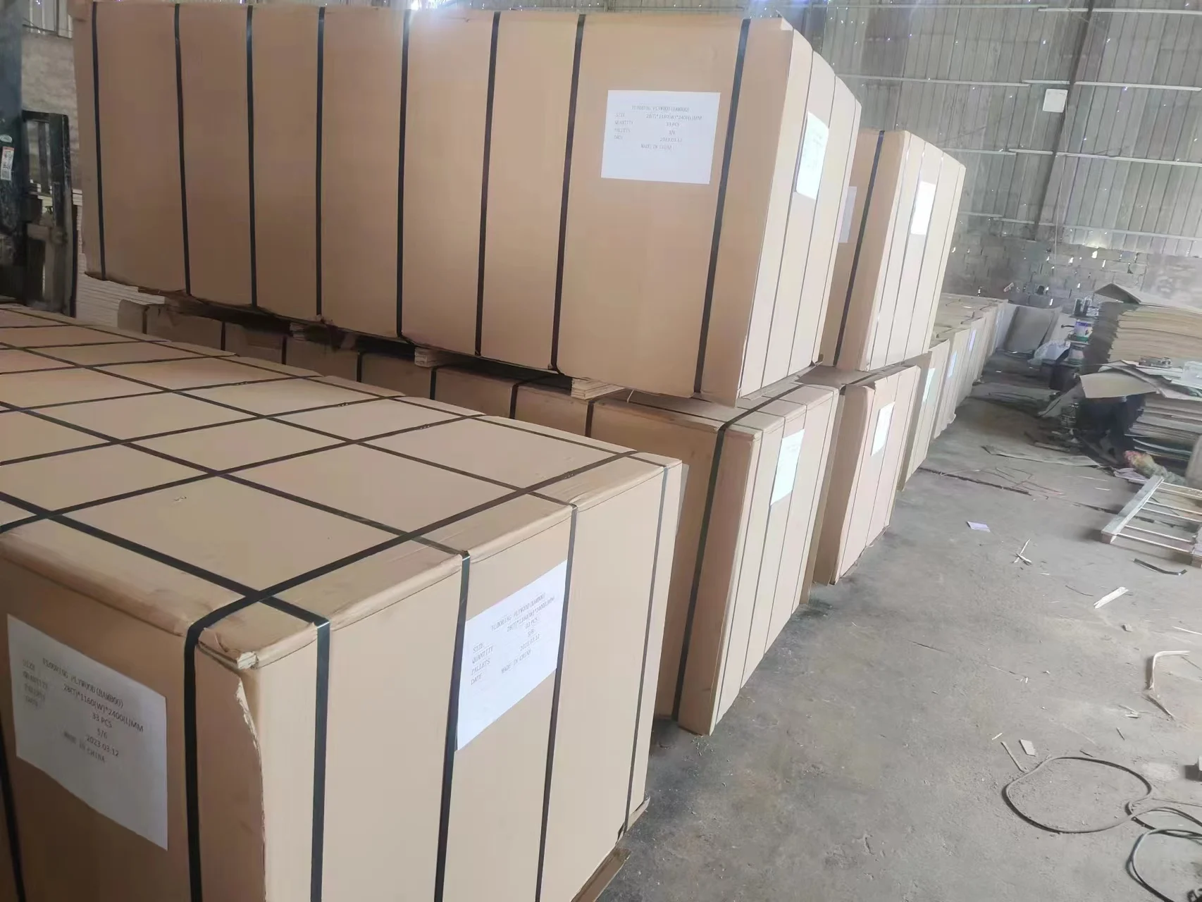 28mm Bamboo Wood Shipping Container Flooring Plywood Container ...