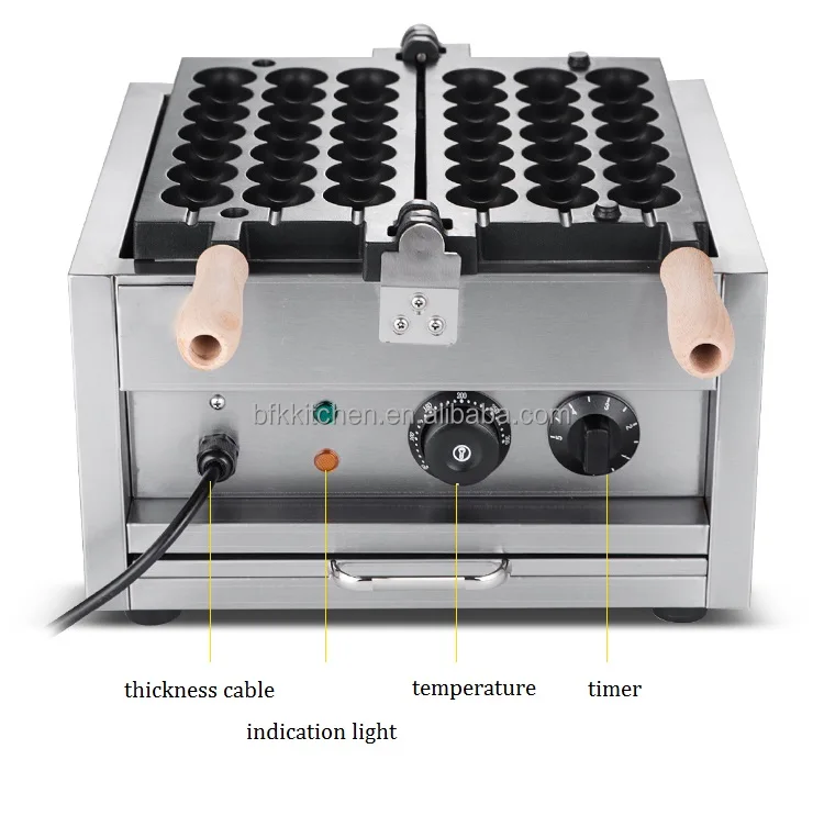 Commercial Electric Mini Waffle Maker - Takoyaki Ball Waffle Maker
