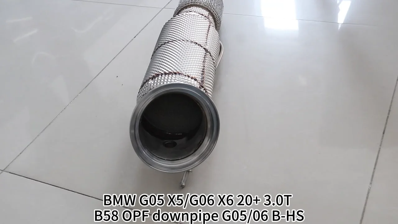 For Bmw G05 X5/g06 X6 20+ 3.0t B58 Opf Downpipe G05/06 B-hs - Buy B58 Exhaust Downpipe,G05 G06 ...