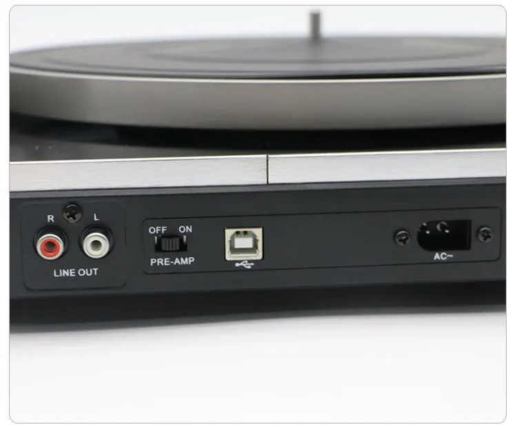 Modern Multifunctional Desktop Vinyl Record Player Supported Line-out ...