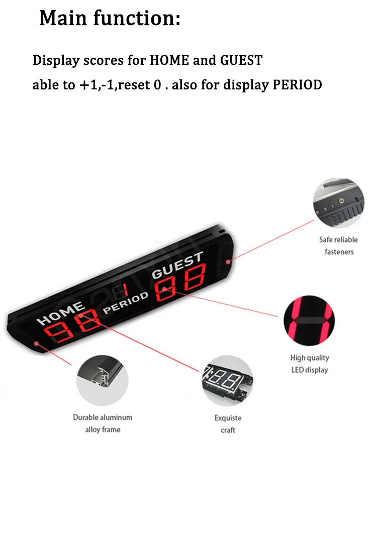 Digital Volleyball Scoreboard - LED Board for Every Set