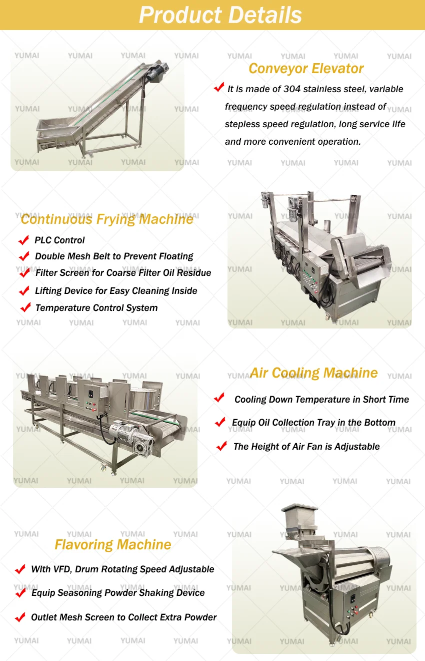 High Efficiency Continuous Fried Chicken Nugget Machine