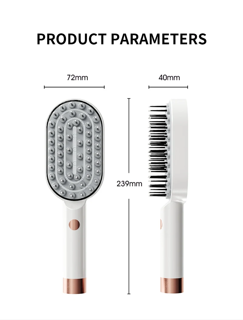 Phototherapy Red Light Hairbrush Anti Hair Loss Scalp Care Massager ...