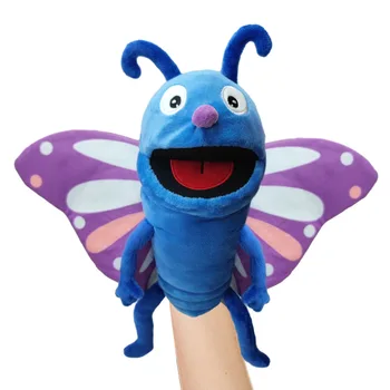 Hand Puppet Plush Animal For Kids Ladybugs Dragonfly Butterfly Ants ...