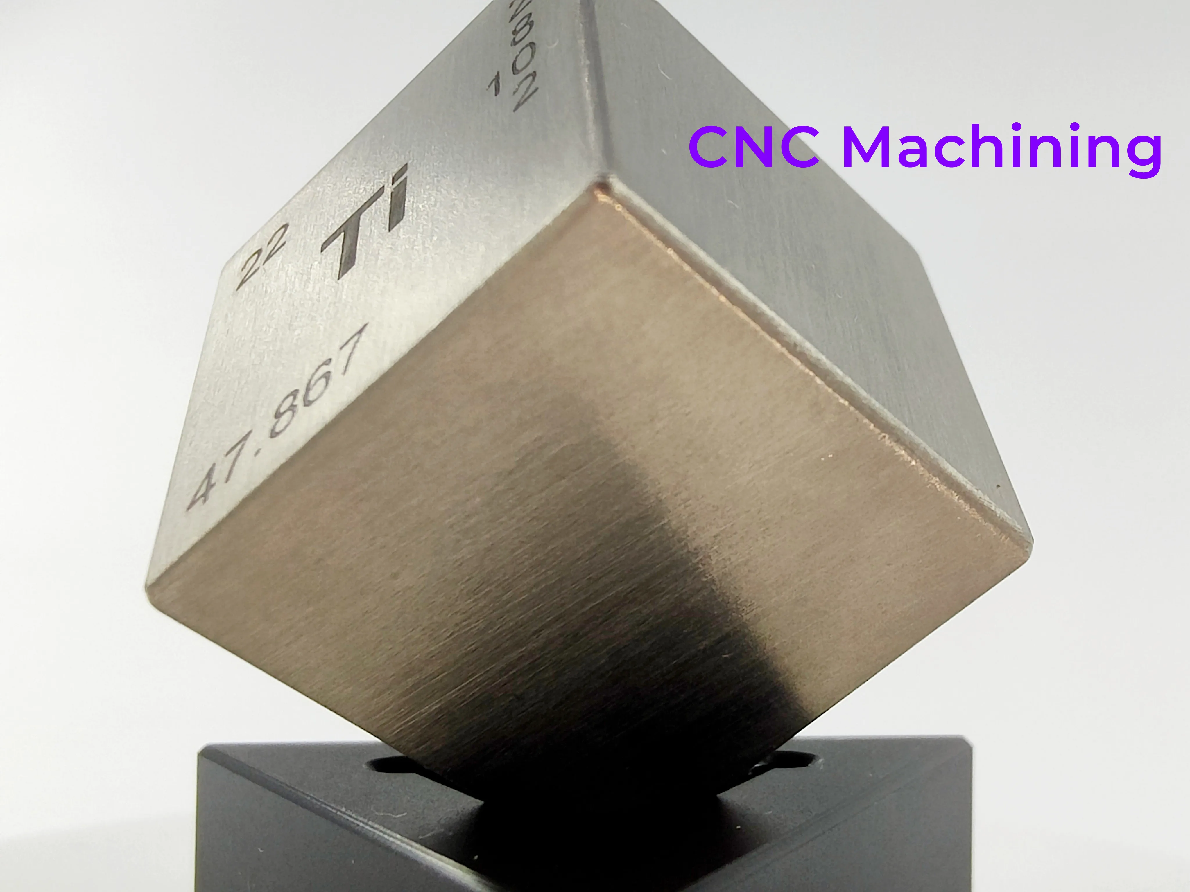 Gr1 Titanium Cube Set With Al6061 Cube Base Cube Stand Home Decoration ...