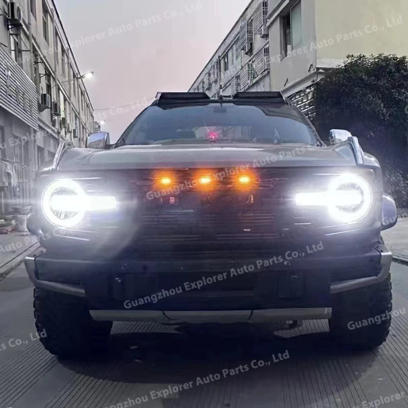 4WD Ford Ranger T6 T7 T8 Bumper Grille Conversion Kit to Bronco Raptor ...