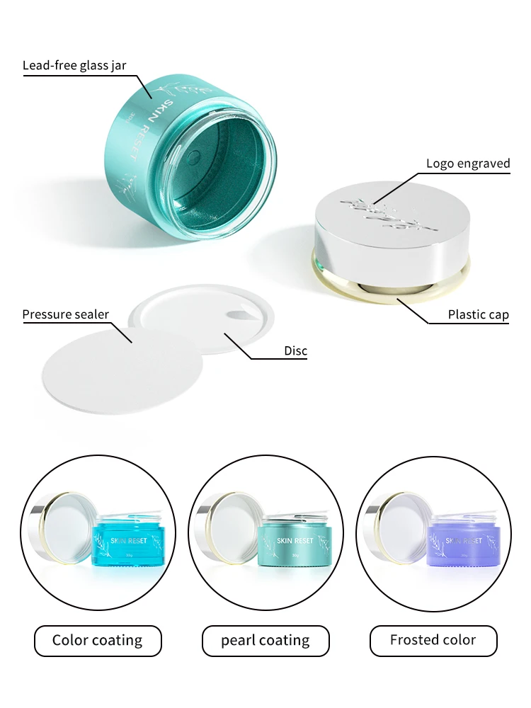 Luxury Skincare Body Cream Container Packaging - 20ml, 30ml, 50ml