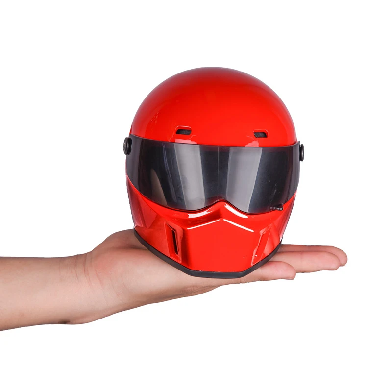 Motorcycle Bear Helmet Toy - High-Quality Mini Headgear