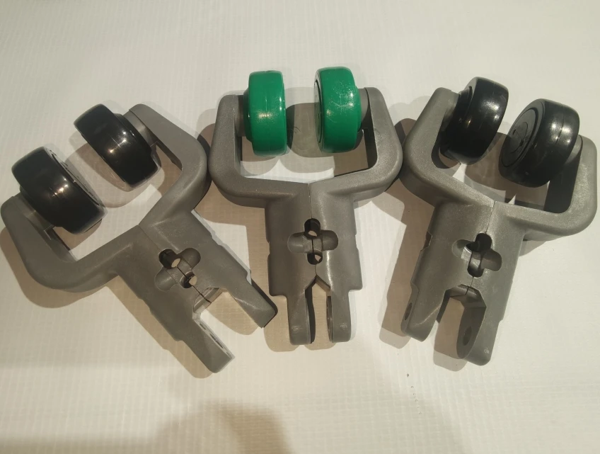 Plastic Suspension Conveyor Trolley For Chicken Slaughter T-track ...