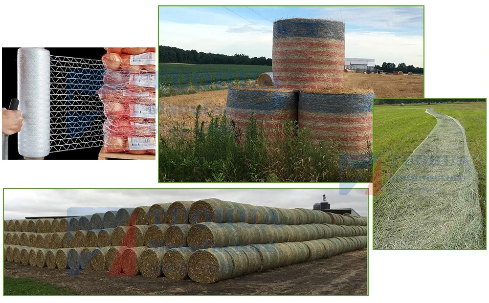 Agriculture Plastic Mesh Straw Silage Hay Bale Net Wrap