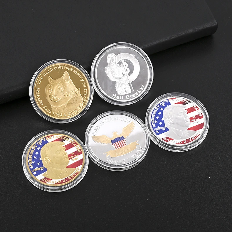 Custom Commemorative Coin Blank Souvenir Brass Gold Silver Logo 3d ...