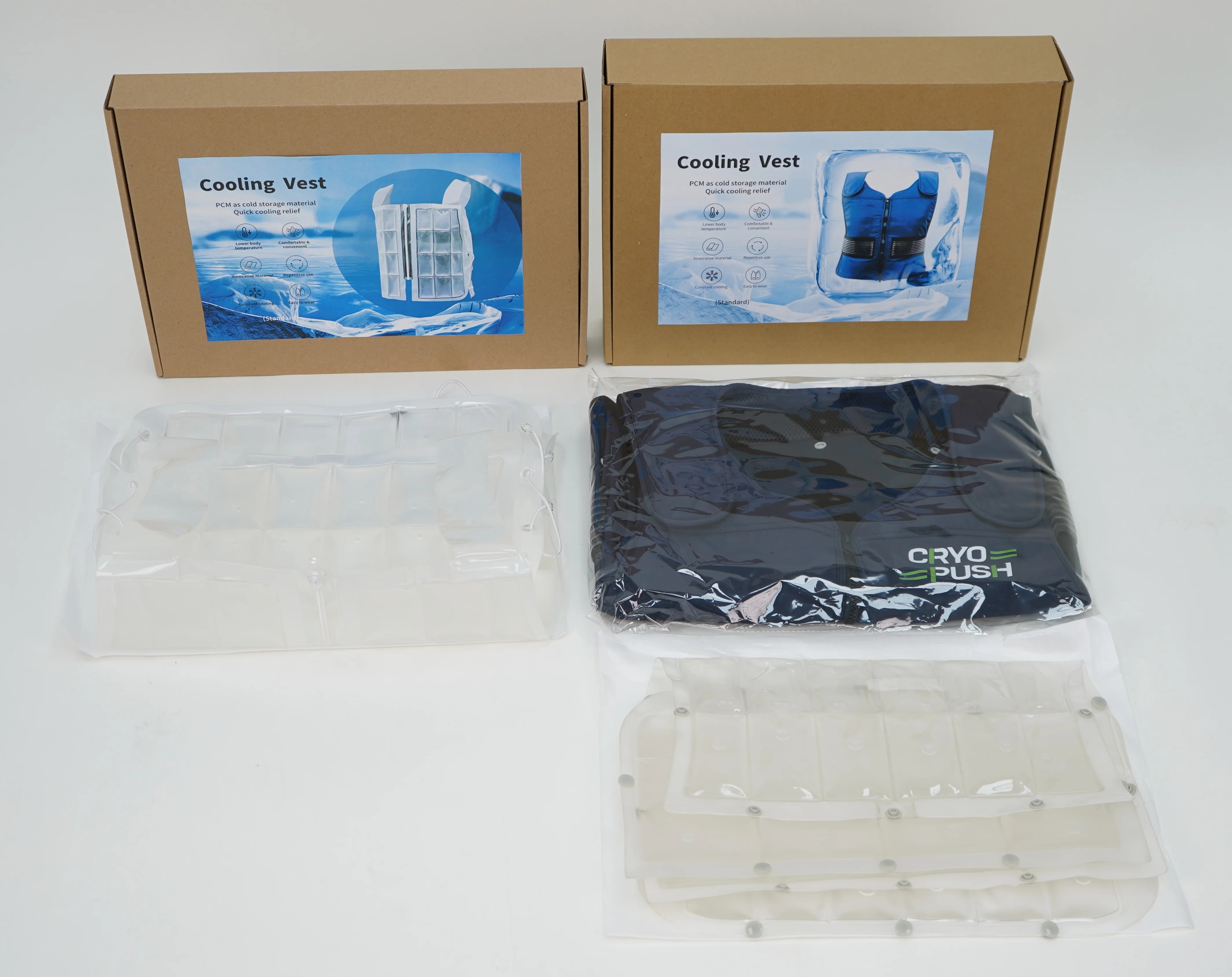 Techcool Summer Body Cooling Pcm Material Cooling Vest Phase Change ...