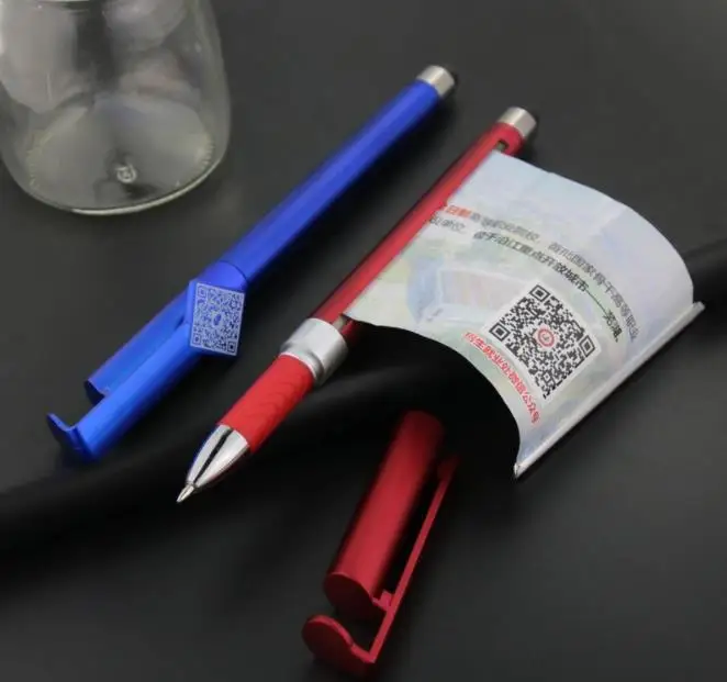 Wholesale Customized Promotional Plastic Pull Out Banner Pen