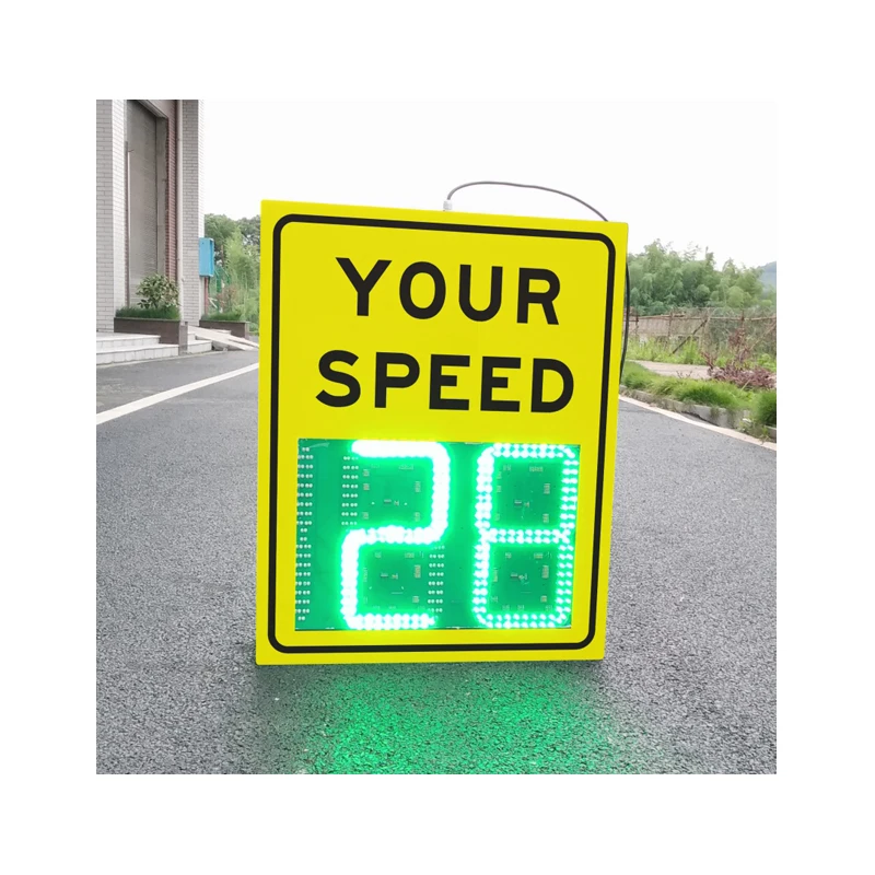 LED Solar Power Radar Speed Sign - Enhance Road Safety
