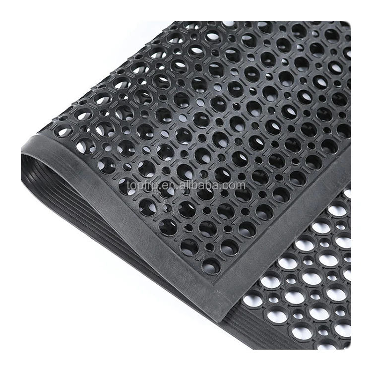 Interlocking Anti-Slip Boat Rubber Flooring Mat with Deck Holes for ...
