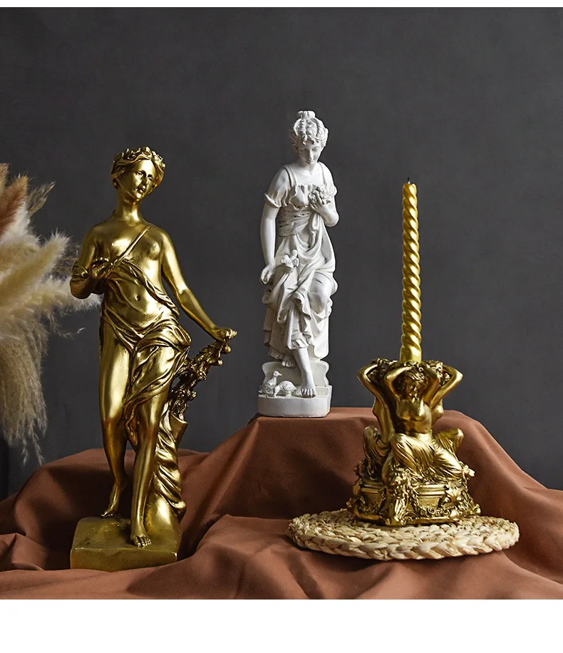 Nordic Mythological Characters Goddesses Art Sculpture Home Living Room ...