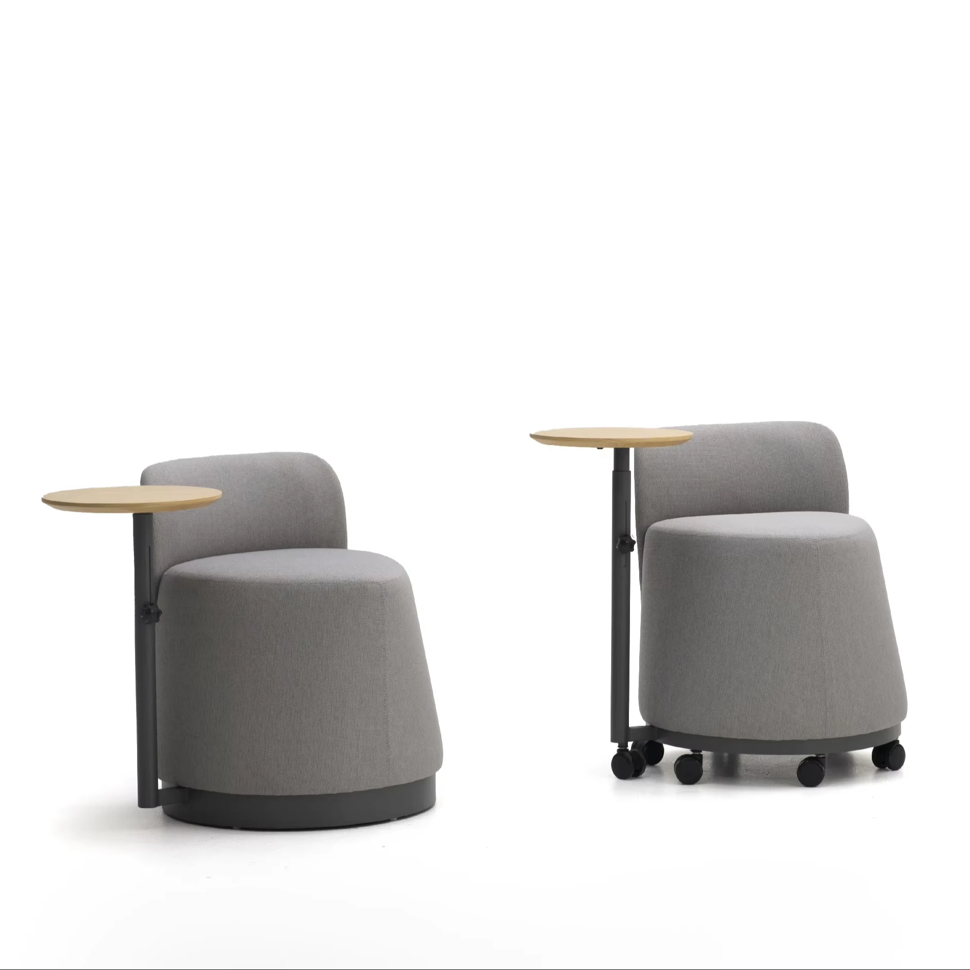 Single seater circular modern lounge chair luxury round accent office ...