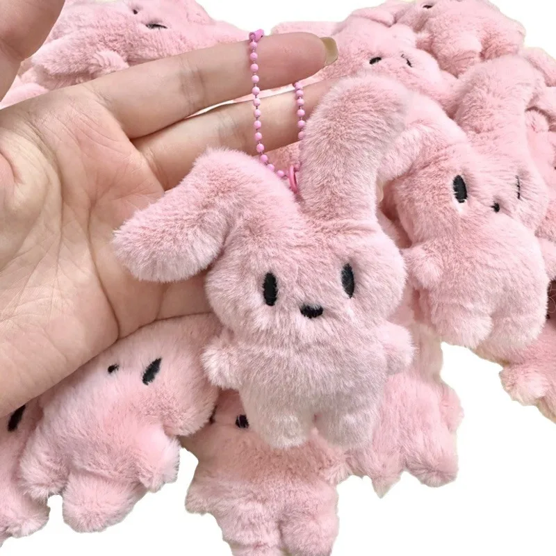 Honey Pink Rabbit Keychain - Cute Plush Gift Accessory
