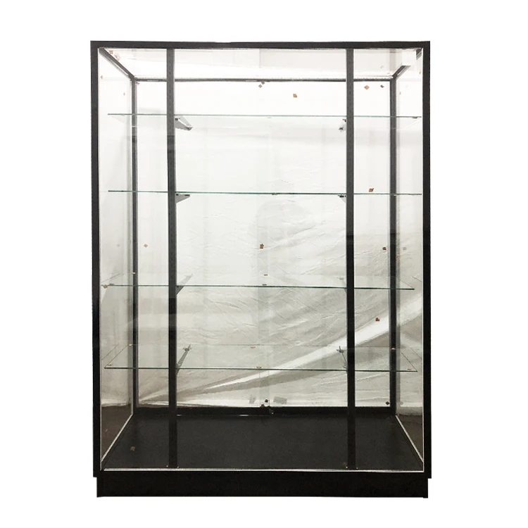 4'' extra Vision showcase / Aluminum Framed Display Glass case| Alibaba.com