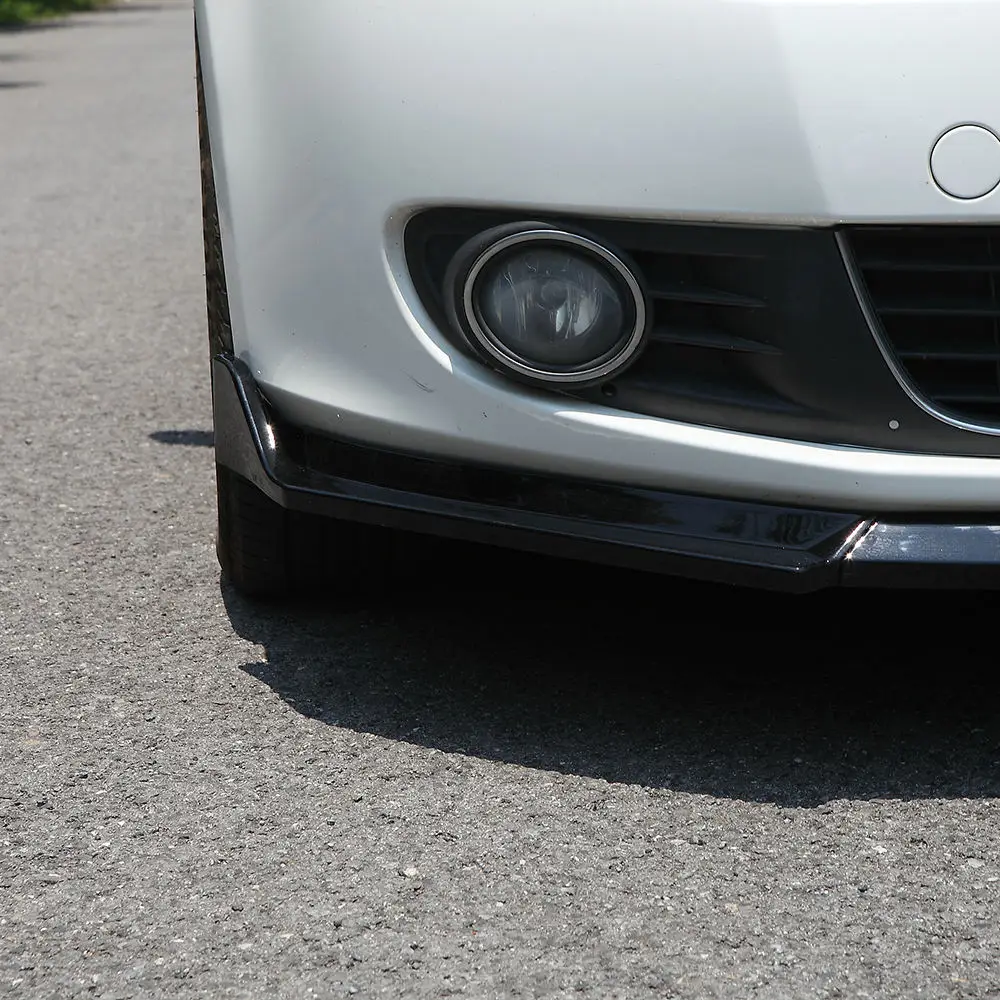 Kseek Black Car Front Bumper Splitter Lip Spoiler Body Kit Bumper ...
