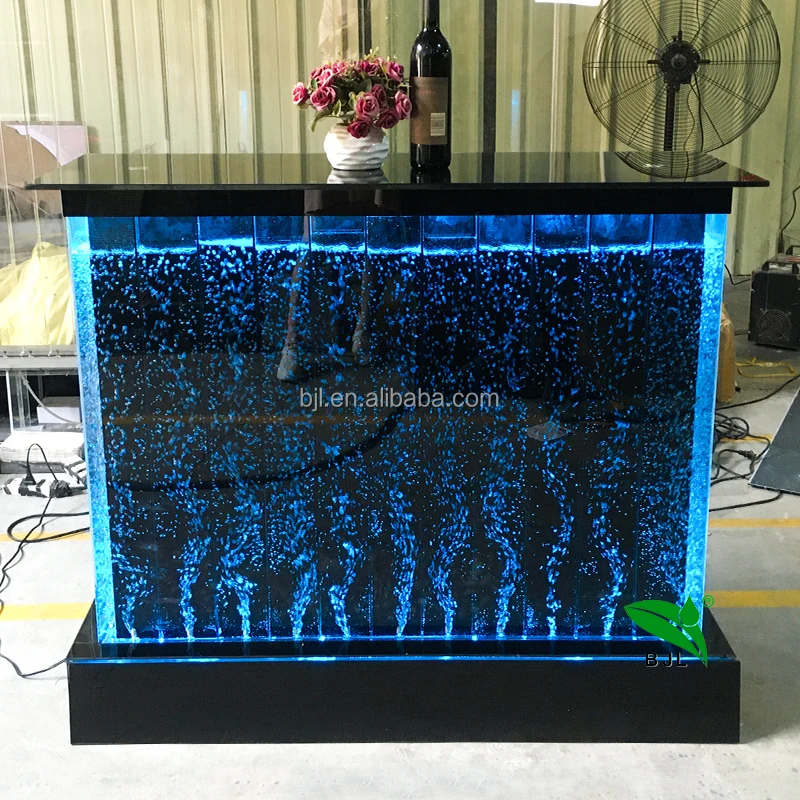 Used Bar Furniture - U Shaped LED Light Glowing Water Bubbles