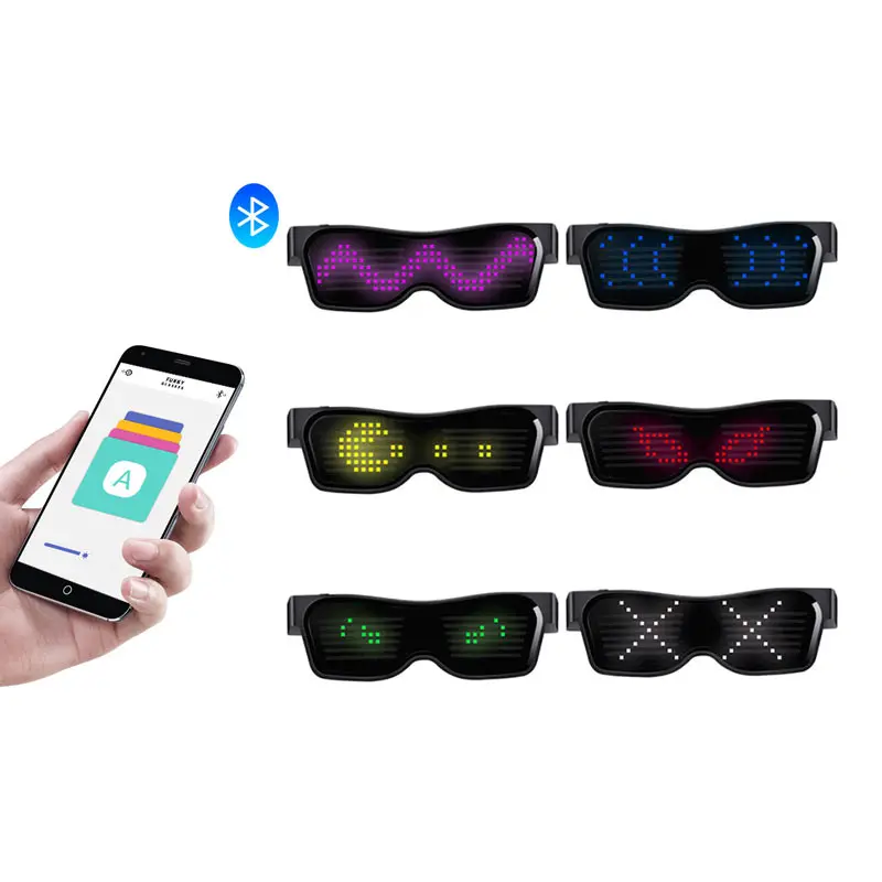 Rechargeable Programmable Editable Fullcolor Smart Diy Luminous Shining ...