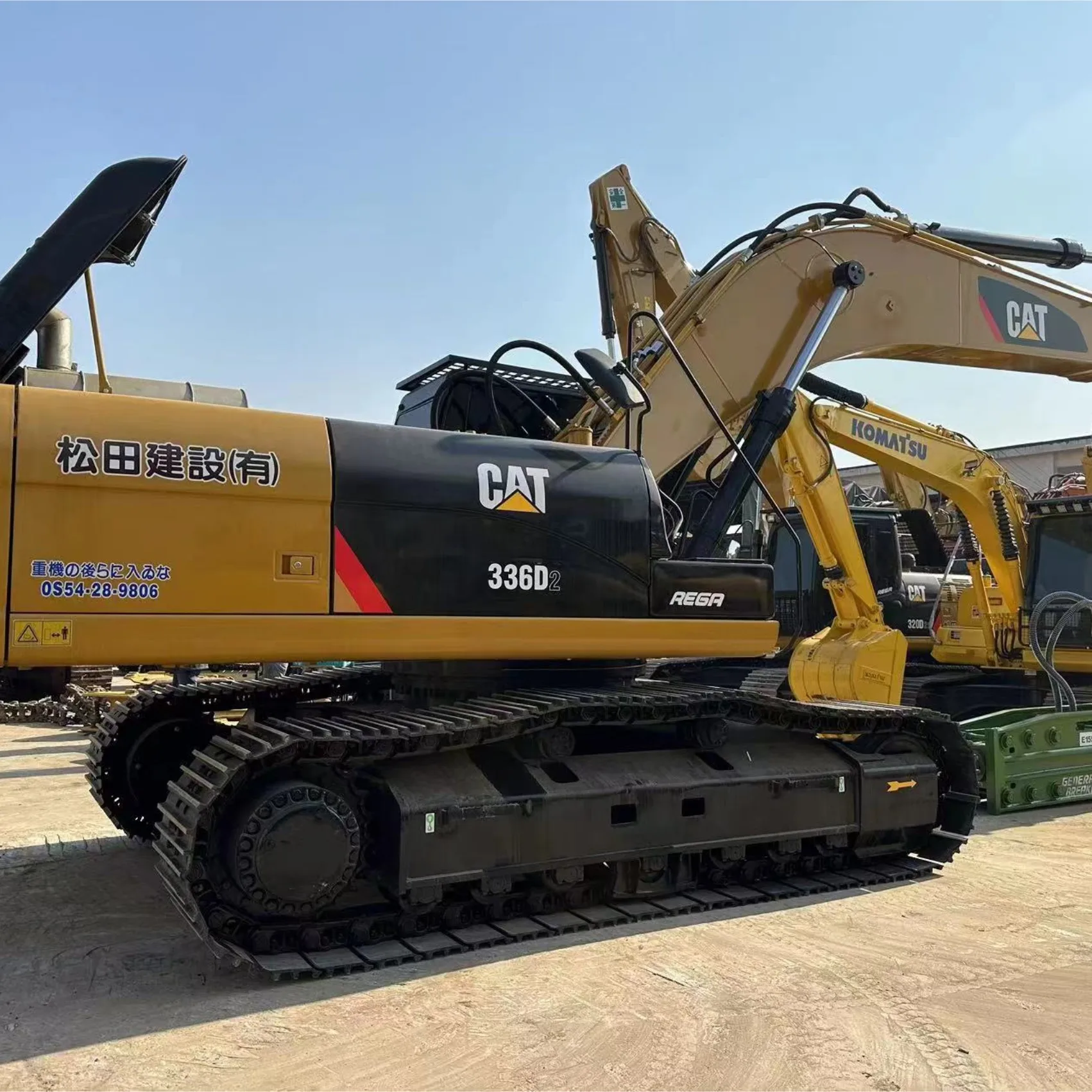 Japan Original 36 Ton Earth-moving Machinery Caterpillar 336 Excavadora ...
