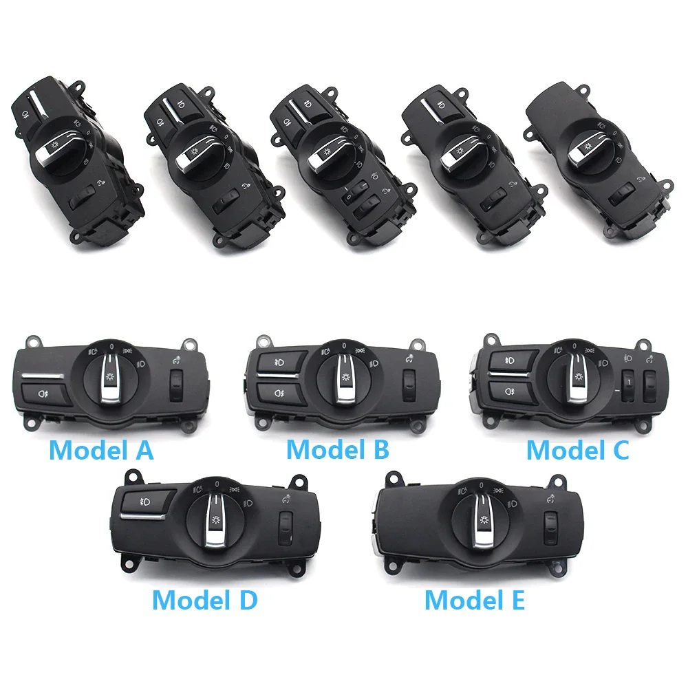 LHD RHD Car Headlight Button Head Lamp Switch Control Assembly for BMW ...