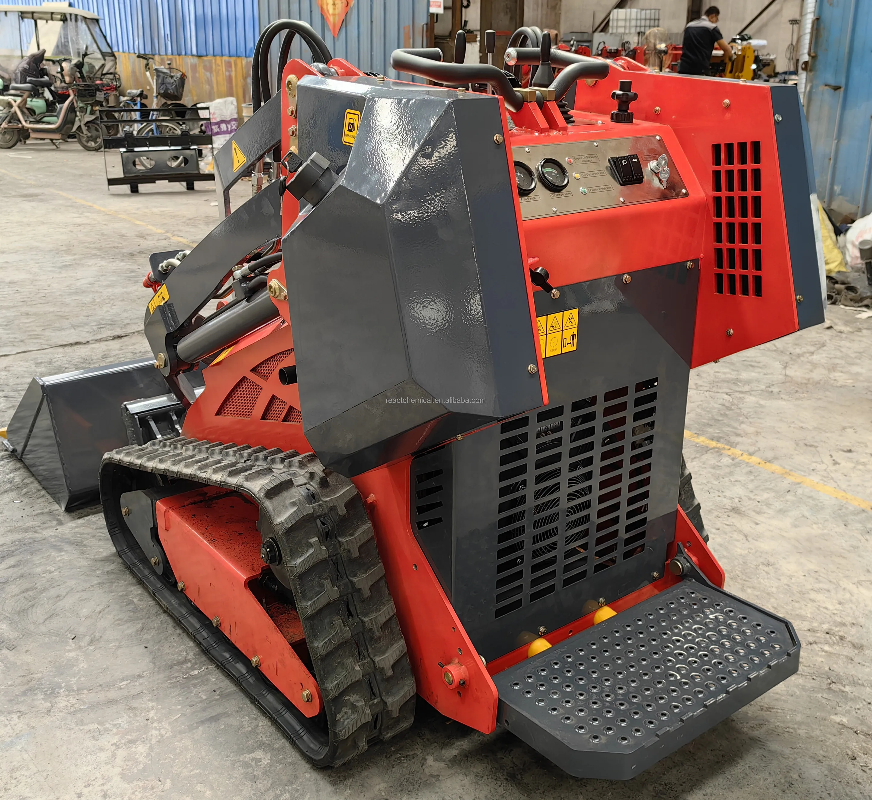 Small Skid Steer HT450 Compact Skid Steer Loader Mini Skid Steer with ...