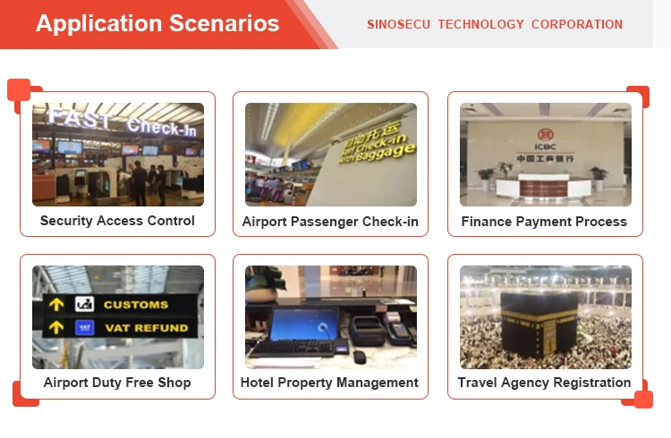 Swipe Id Card E-Passport MRZ Ocr Passport Barcode Reader