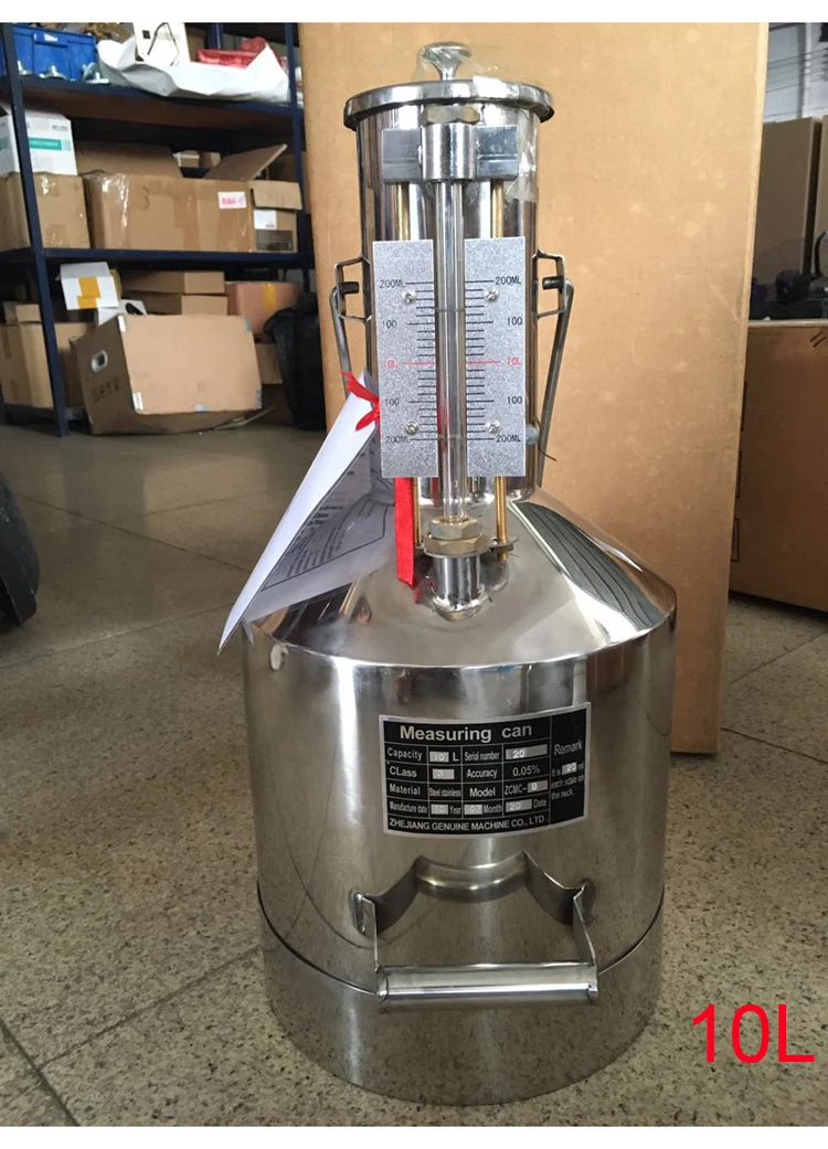 Fuel Dispenser Carbon Stainless Steel Measuring Can for Gas Station ...