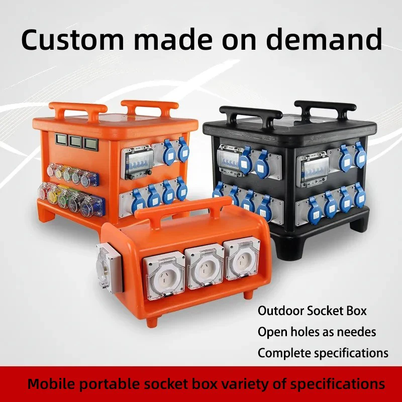 Outdoor Temporary Site Socket Box Workshop Mobile Power Distribution ...