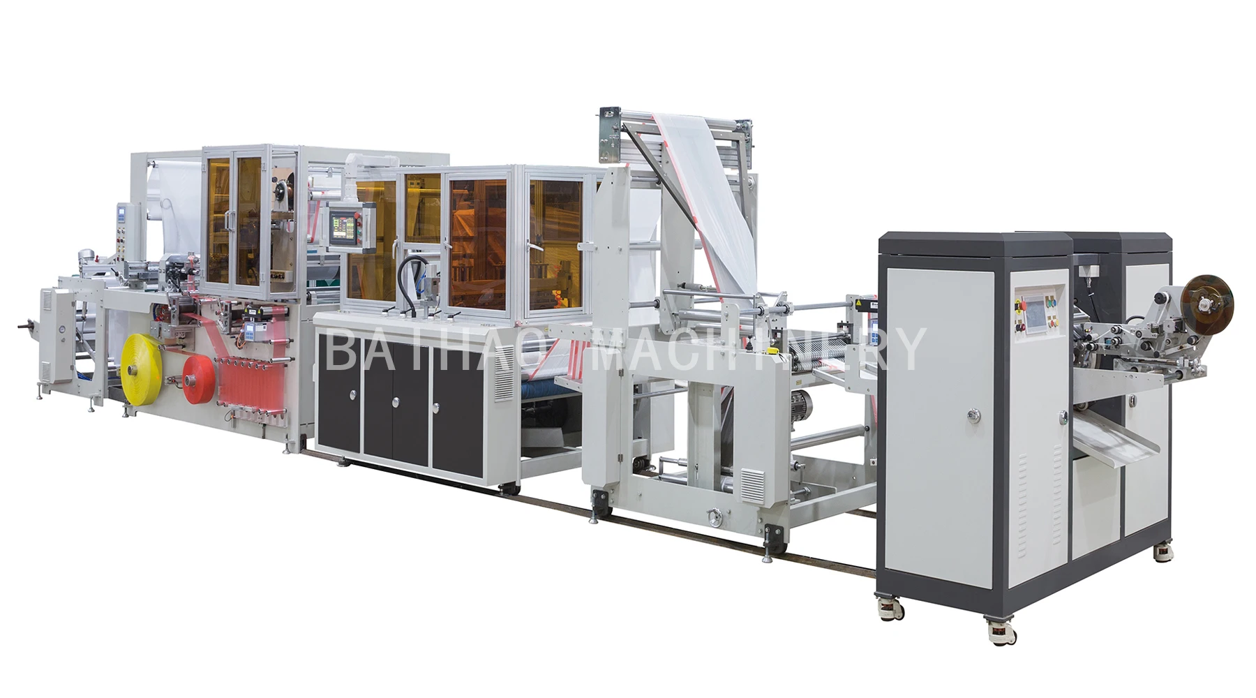 Zhejiang Baihao Draw Tape Garbage Bag Rolling Machine - Buy Cheap ...