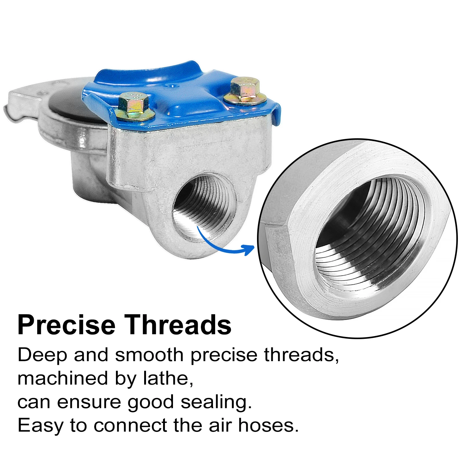 Aluminum Emergency Glad Hand Air Hose Brake Coupling for Semi Trailer ...