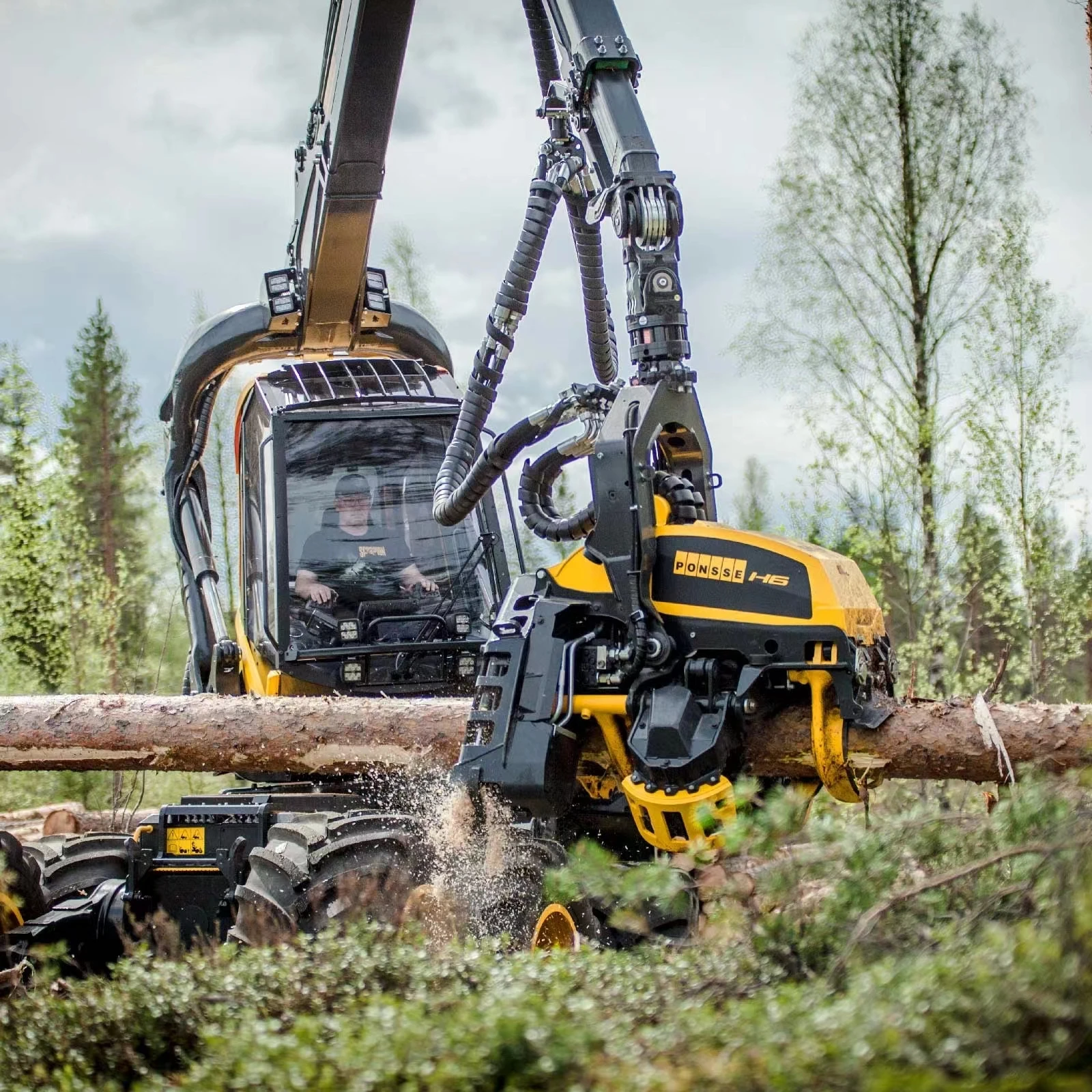 Ponsse Digger Logging Machine Ponsse Excavator Logging Equipment Ponsse ...