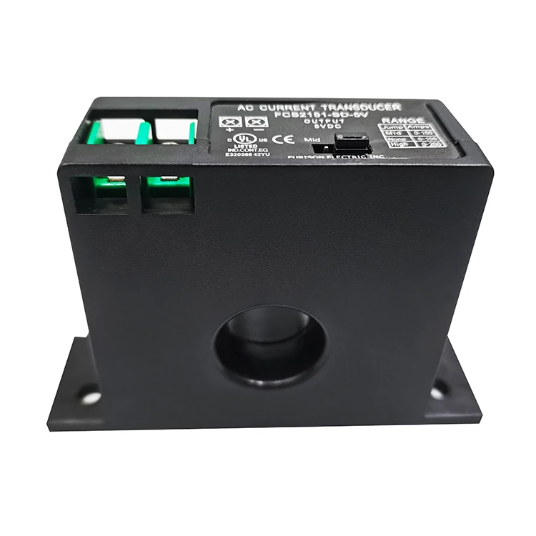 Hall Effect Open Loop Current Sensor Transducer Lem 5v Split Core Current Transmitter Current ...