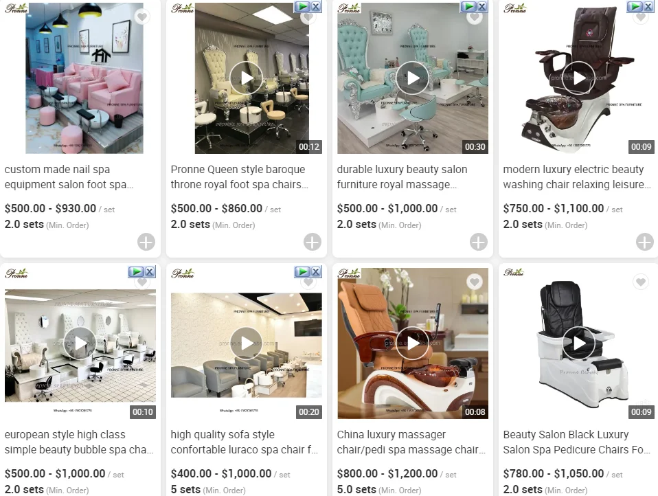 Wholesale Beauty Salon Acrylic Moveable Foot Chair Spa Massage Pedicure ...