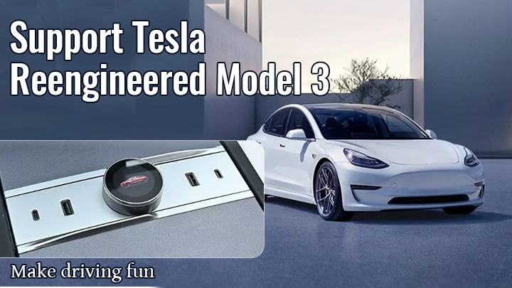 Hansshow Smart Rotating Gear Shift Dock for Tesla Model 3