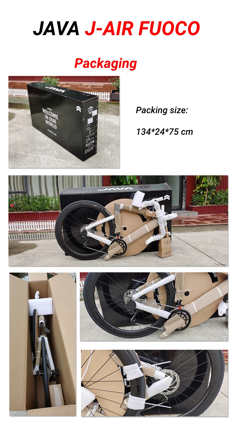 Java Fuoco Factory Best Price Full Carbon Fiber Road Bike 22 Speed 700c ...